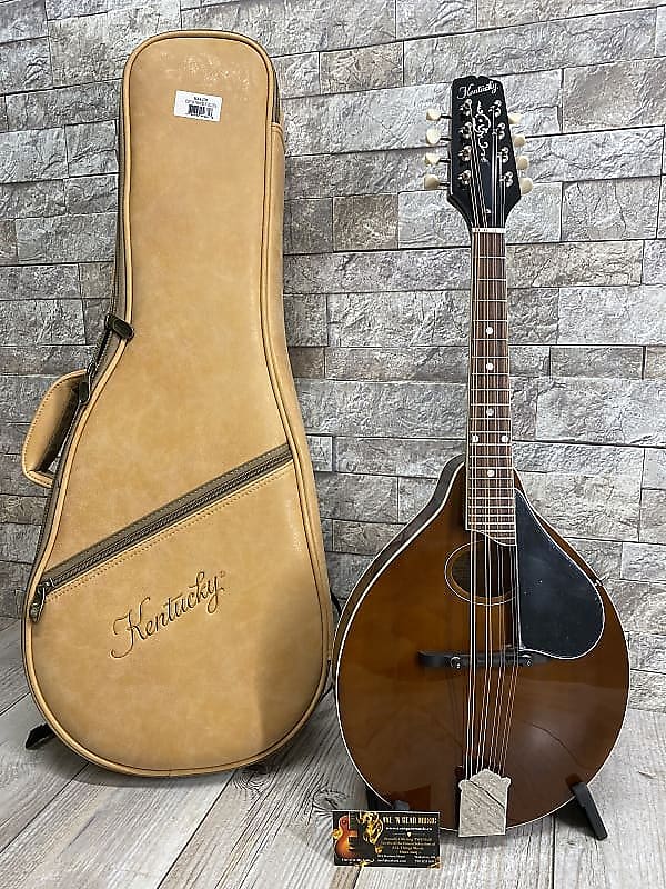 Kentucky KM-276 Deluxe Oval Hole A-Style Mandolin WITH | Reverb