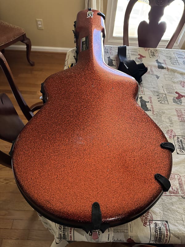 Calton Acoustic case 2021 - Orange Glitter | Reverb