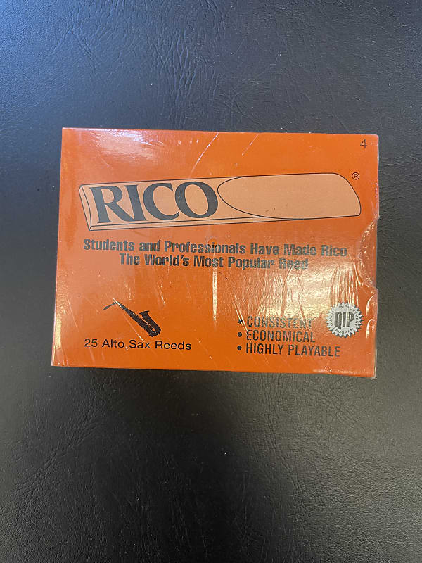 25 Pack Rico Alto Sax Reeds (strength-4) | Reverb