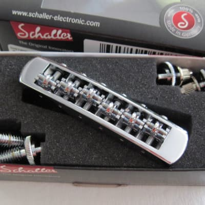 Schaller STM Roller Tunematic Bridge Chrome 12080200 | Reverb