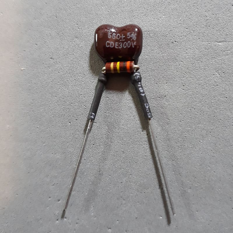 TREBLE BLEED "DIMARZ-X" 560pF Cornell Dubilier SilverMica | Reverb