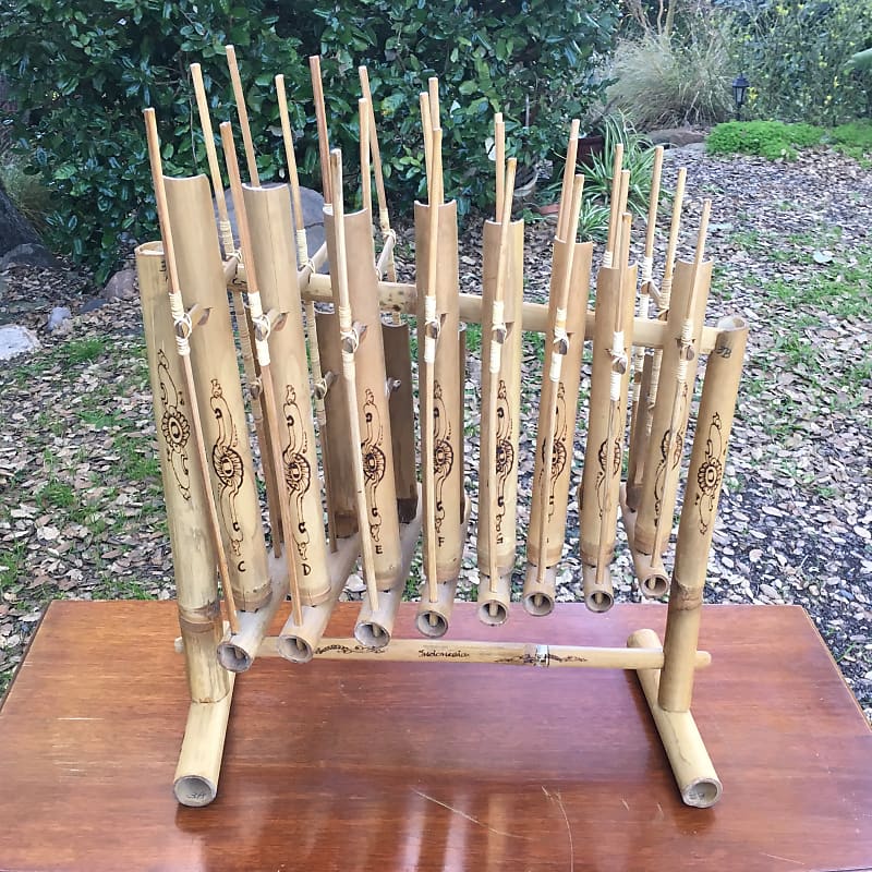 Handmade Bamboo Angklung from Indonesia | Reverb