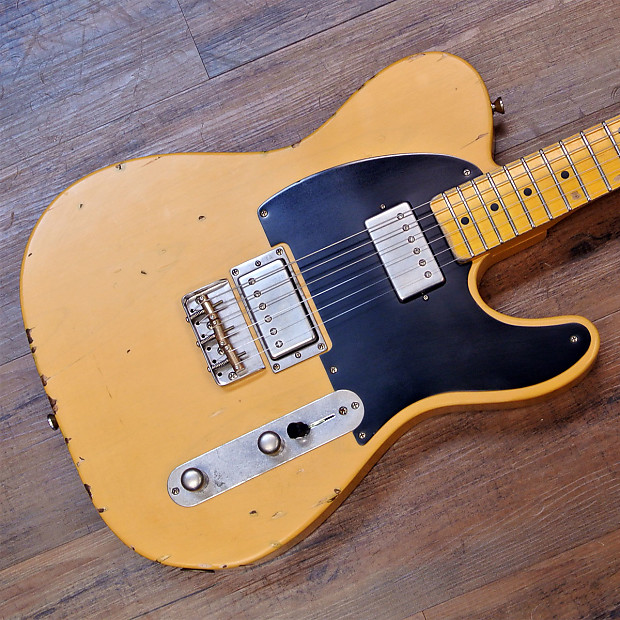 Nash Guitars Model T-2HB Aged Butterscotch Blonde (T-52 Swamp | Reverb