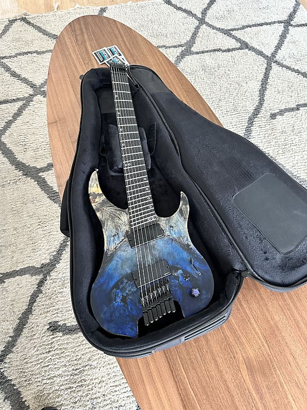 Legator Ghost G7X Blue Gradient Satin Burl | Reverb