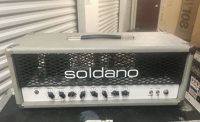 Soldano Hot Rod 50 Plus grey/silver, Signed by Mike Soldano | Reverb