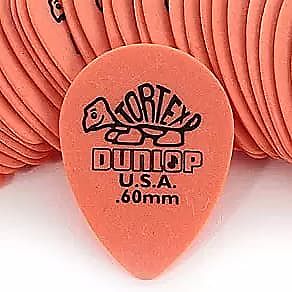 Dunlop 423R60 Tortex Small Tear Drop .60mm Guitar Picks | Reverb