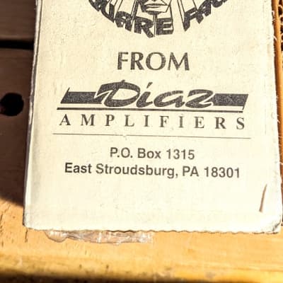 Rare Orange Cesar Diaz Original Texas Square Face Fuzz | Reverb