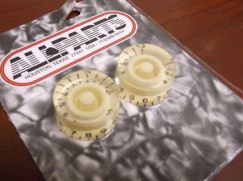 Speed Knobs (2) For Guitar - CREAM | Reverb