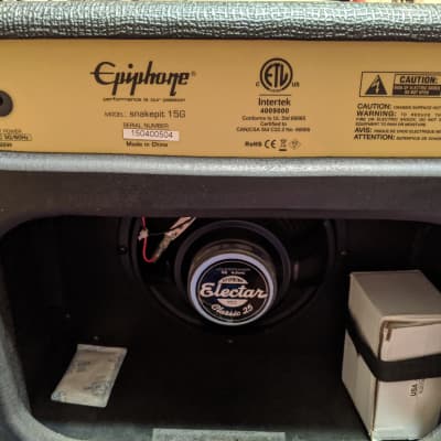Epiphone Slash Signature Snakepit 15G combo guitar amp 8" | Reverb