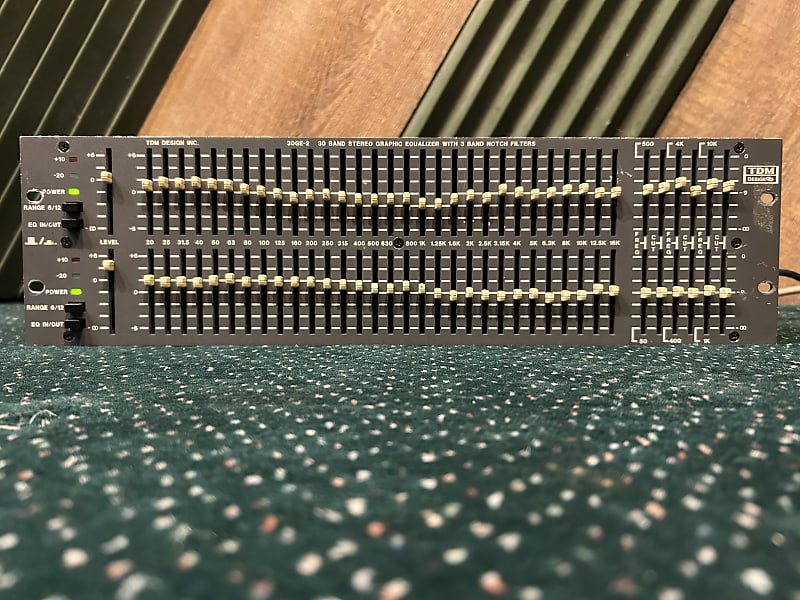 *Vintage* Mid-80s TDM 30-GE2 - USA Made 30 Band EQ Stereo | Reverb