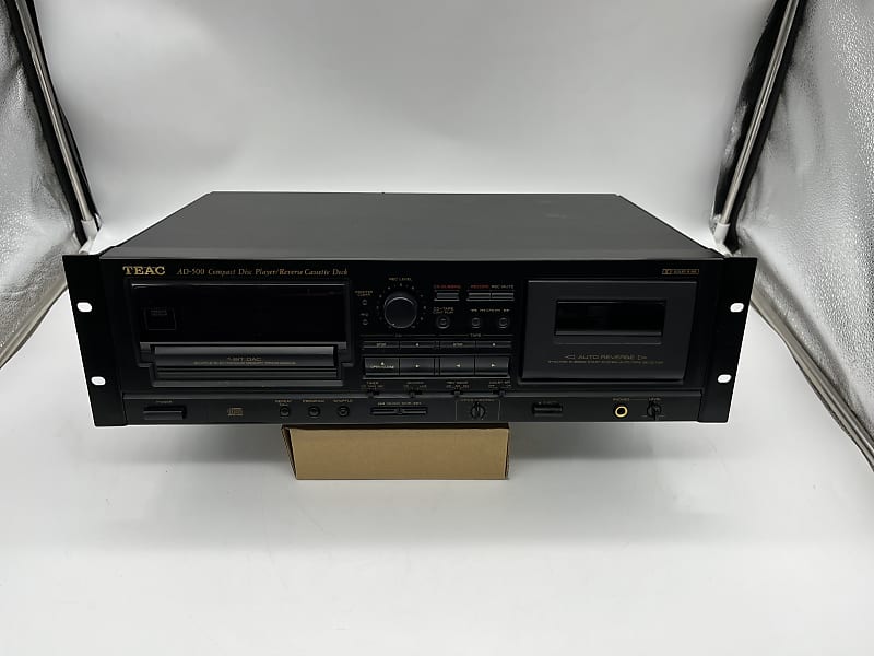 TEAC AD-500 CD and Cassette 1979 - Black | Reverb