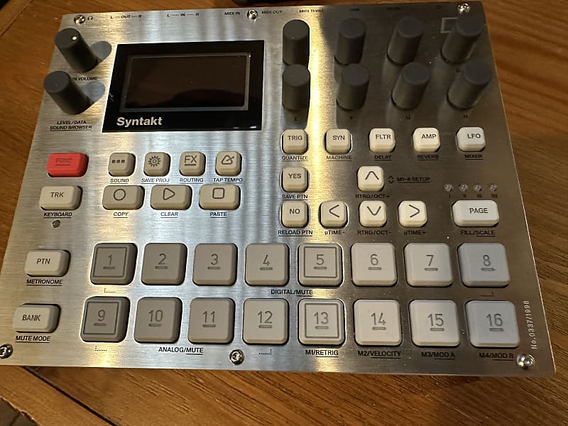 Elektron Syntakt E25 Anniversary Edition 2024 - Silver | Reverb