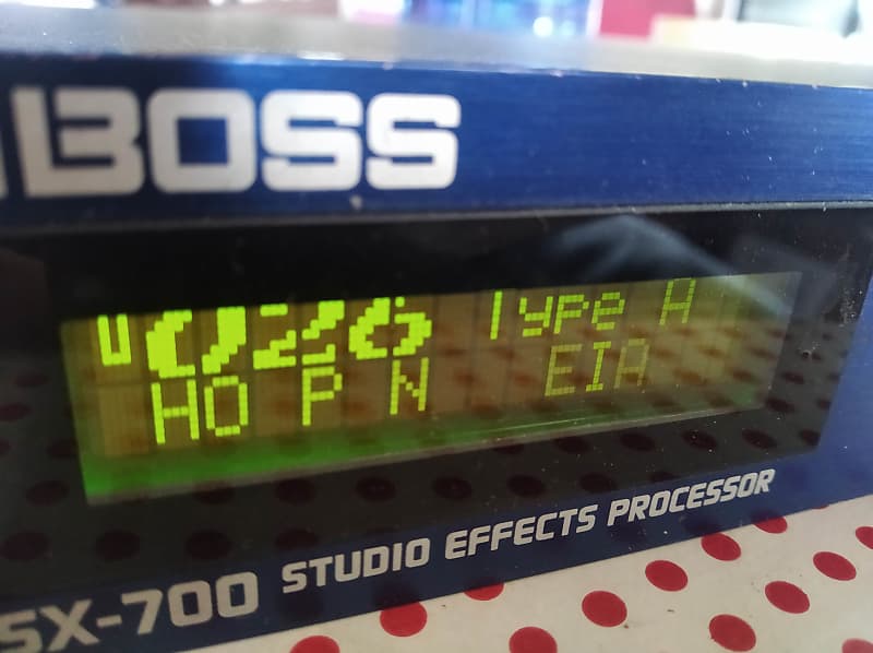 Boss SX 700 studio effects processor #2 | Reverb