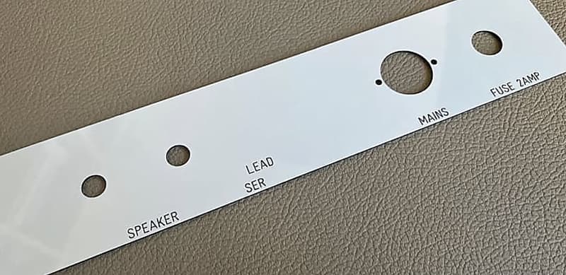 Marshall JTM45 Rear Panel , White Trafalite 1963 - 1964 - | Reverb