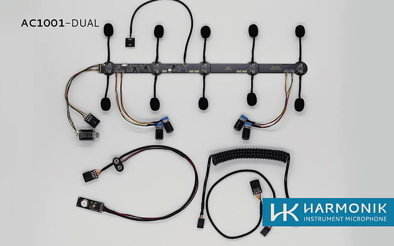 NEW Harmonik Microphone Kit AC1001-DUAL 5x5 Stereo or Mono | Reverb
