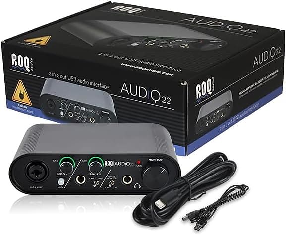 ROQ Audiq22 Audio Interface 2 in 2 out | Reverb