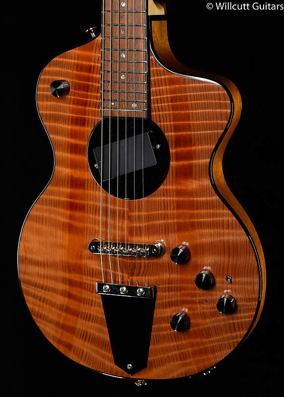 Rick Turner Model 1 Deluxe Electric Guitar Curly Redwood | Reverb