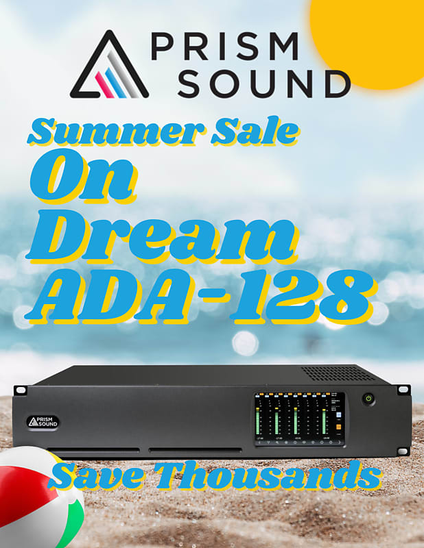 New Prism Sound DREAM ADA-128: Modular High-Quality Audio | Reverb