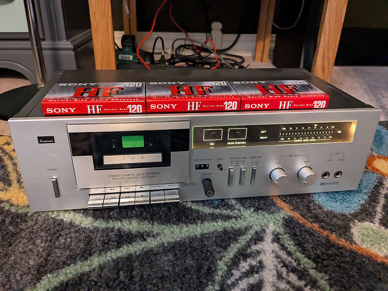 Sansui Tape Deck/Recorder - D-95m 1980s - Silver | Reverb