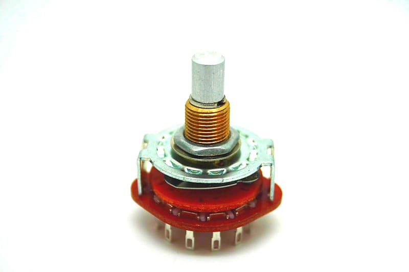 ALPHA ROTARY SWITCH 2 POLE 6 POSITIONS ES-345 GUITAR OR | Reverb