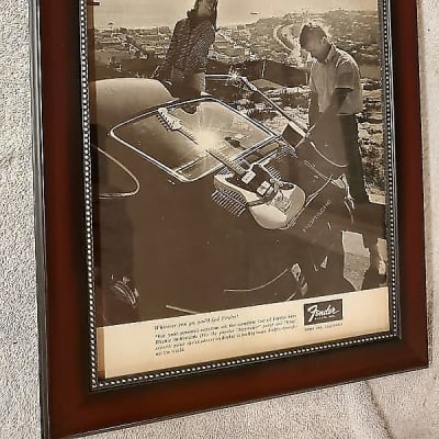 Fender Jazzmaster 1965 GUITAR VINTAGE FULL PAGE AD | Reverb