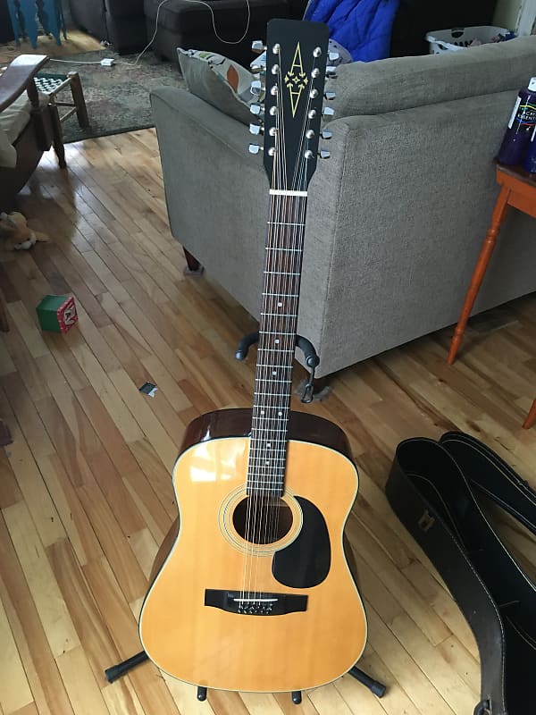 1990 Alvarez 5214 12-String Guitar | Reverb