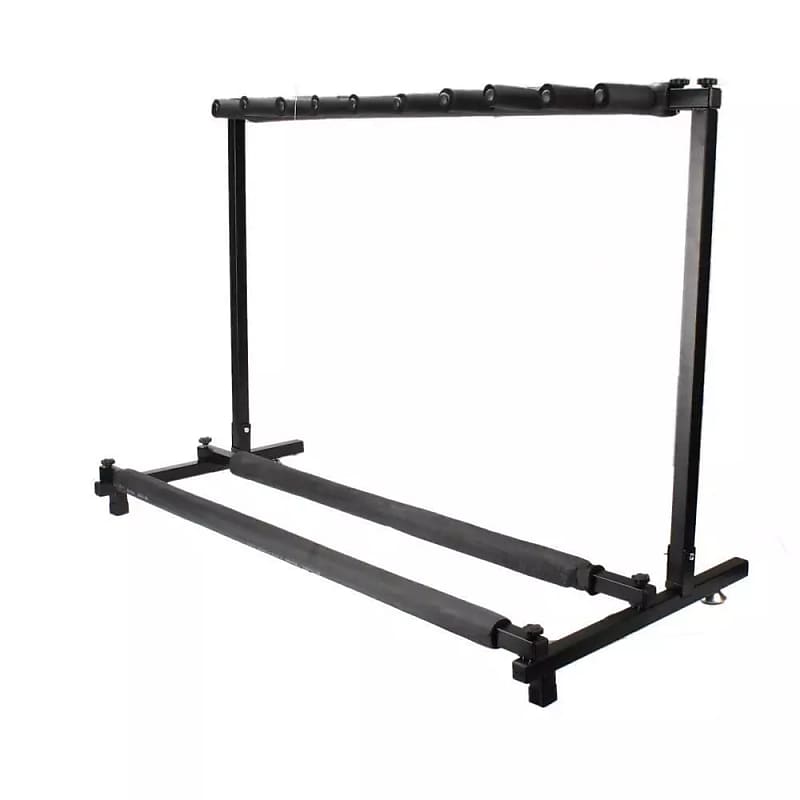 9 Folding Multiple Guitar Bass Holder Rack Display Stand | Reverb