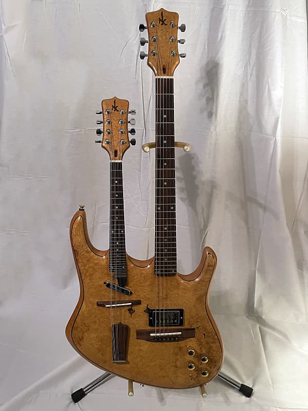 David Enke Guitar/Mandolin Doubleneck 2019 - Natural Box | Reverb