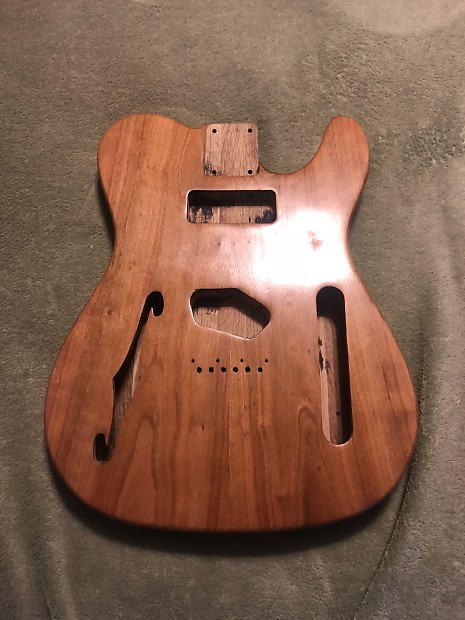 Fender Thinline Telecaster W/ Belly Cut Natural Tru- Oil | Reverb