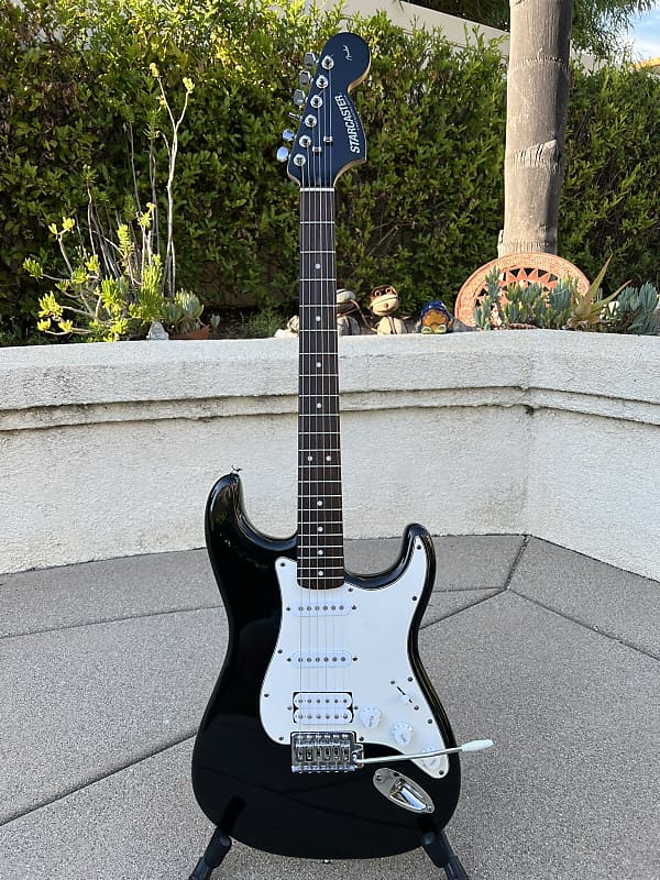 Fender Starcaster Stratocaster 2008 - Black | Reverb