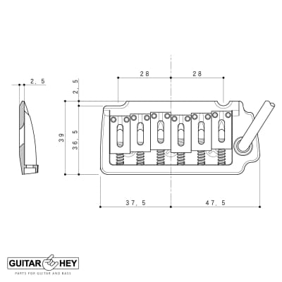 NEW Gotoh EV510T-FE Non-locking 2 Point Tremolo Bridge w/ | Reverb