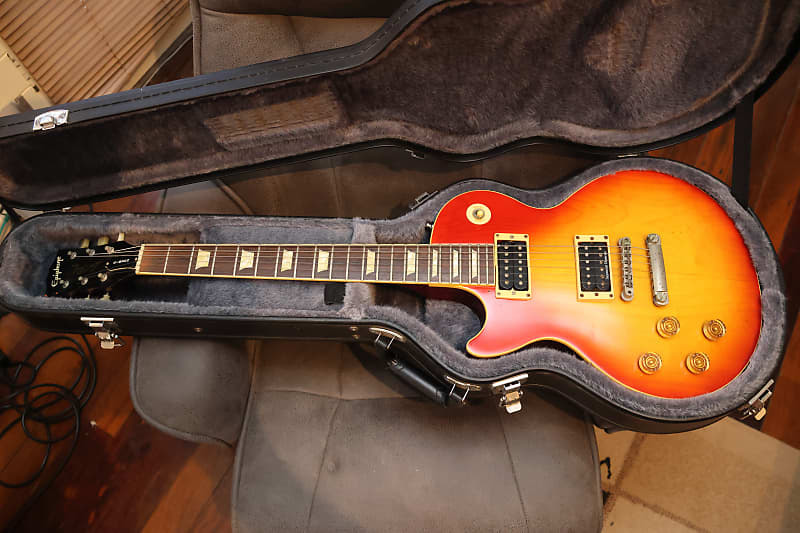 Rare Japanese Gibson Epiphone Les Paul 1999 - Sunburst | Reverb