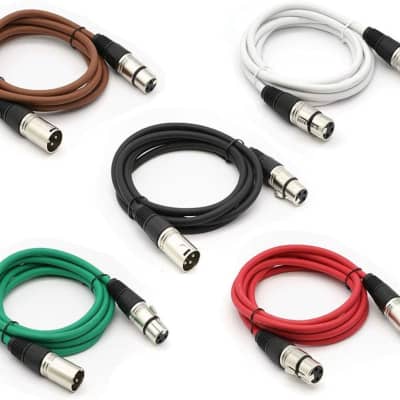 Professional Audio Mic Cable Cords - XLR 3 Pin Male to XLR 3 | Reverb