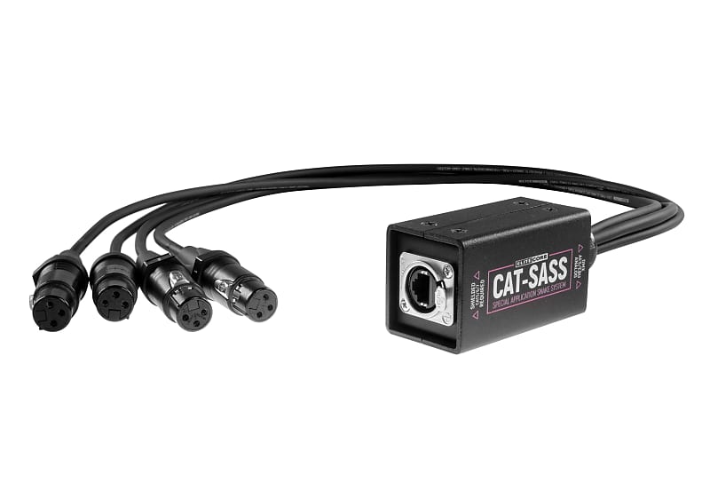 Elite Core Digital Snake RJ45 to (4) 3 Pin Female Neutrik DMX | Reverb