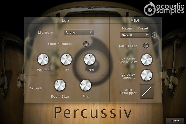 New AcousticSamples Percussiv Percussion Collection Mac/PC | Reverb