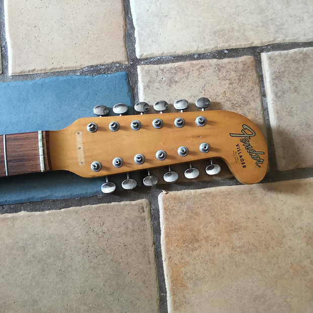 Fender Villager 12 string neck w/tuners | Reverb