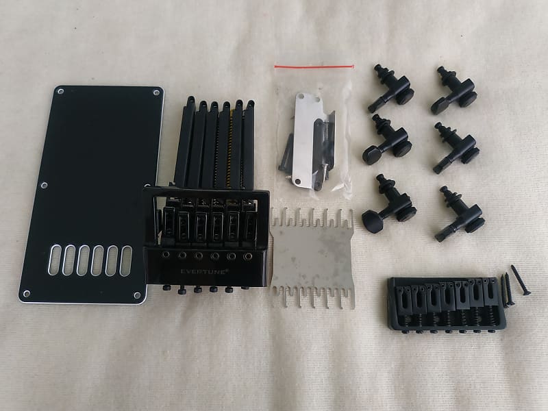 Evertune F Style Bridge 6 String set, Solar Locking Tuner, | Reverb