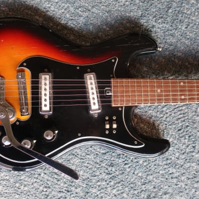 Vintage 1960s Teisco Silvertone 2PU Guitar Mosrite | Reverb Australia