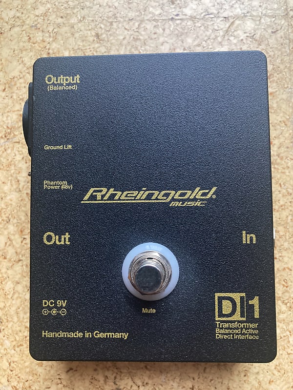 Rheingold D1 active DI-Box 2021 black | Reverb