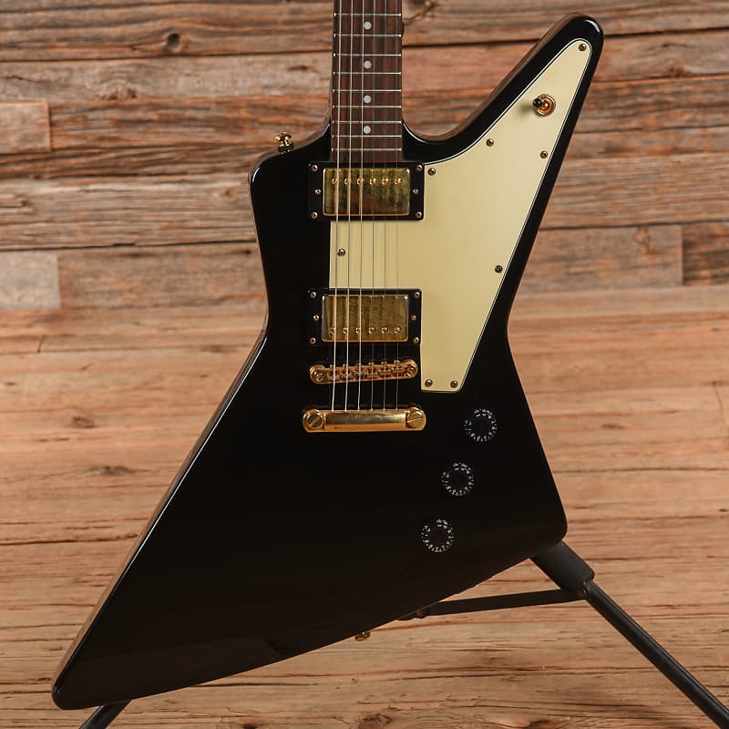Epiphone 58 Explorer Ebony 2006 | Reverb