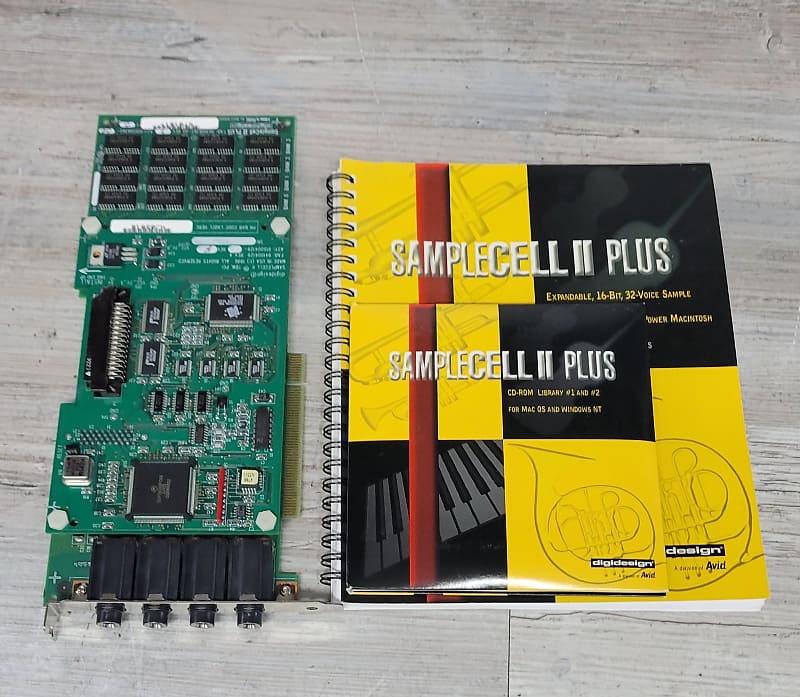 DigiDesign SampleCell II TDM Card with Sound Library | Reverb