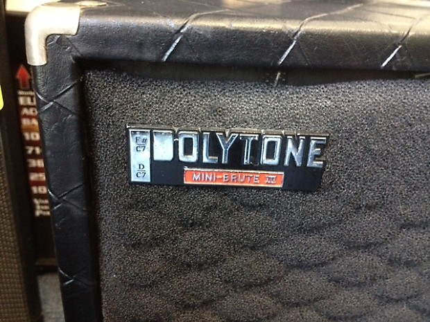 Vintage Polytone Minibrute III, jazz amp for BASS | Reverb Australia