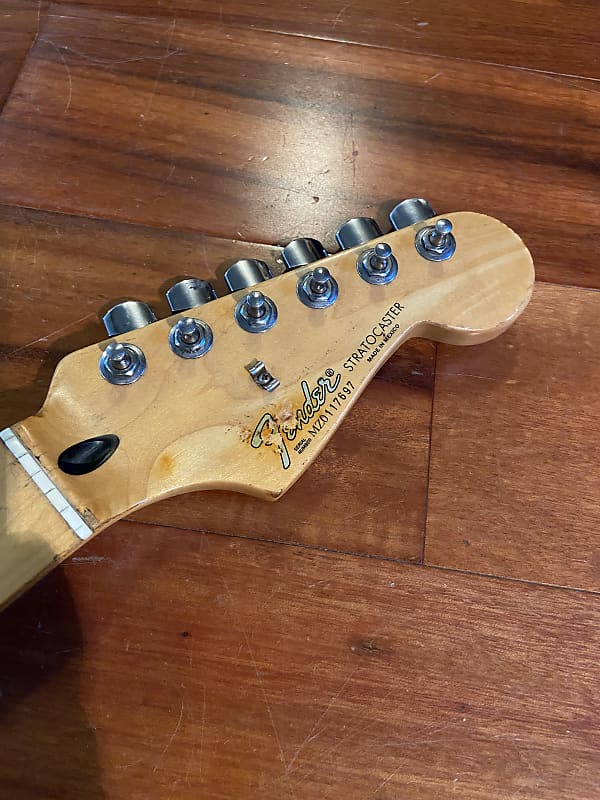 2000 Fender Standard Strat Relic Stratocaster Neck 21 Fret | Reverb