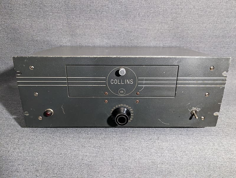 Collins 6X 1940's tube microphone preamp amplifier | Reverb UK