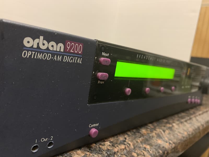 Orban Optimod 9200 AM Digital Broadcast Audio Processor | Reverb