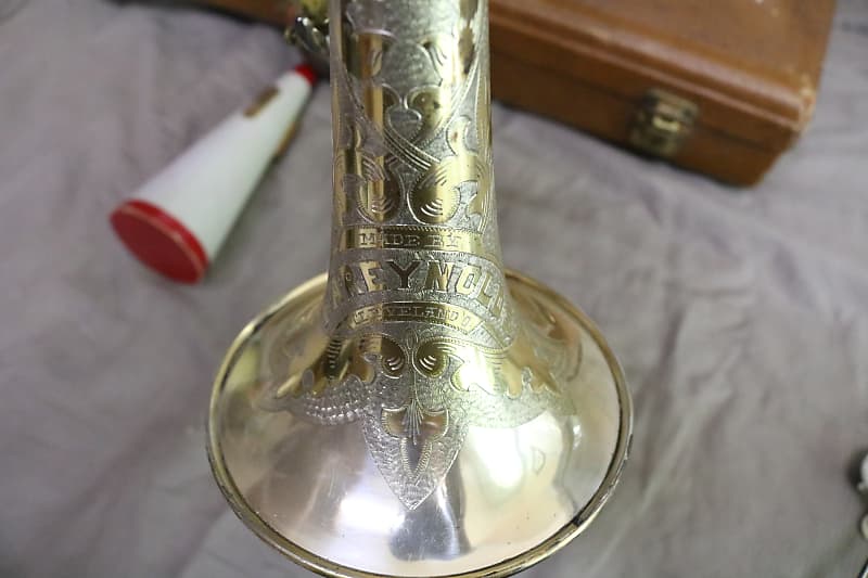 Rare Early Edition FA Reynolds Cornet | Reverb