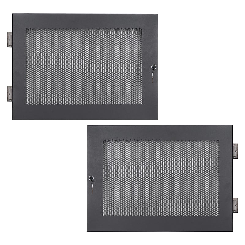 STRK-DS8U | Vented Server Rack Doors, for STRK-M8U Steel Rack | Reverb