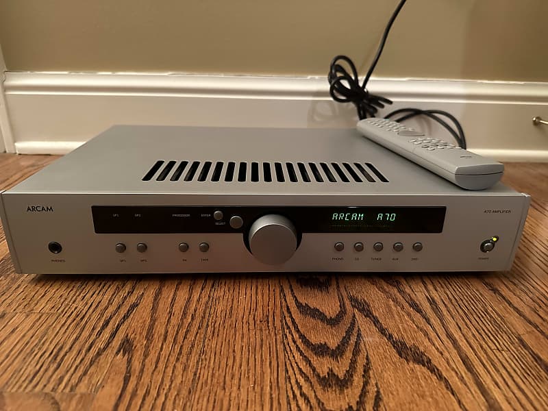 Arcam A70 Integrated Amplifier - silver | Reverb