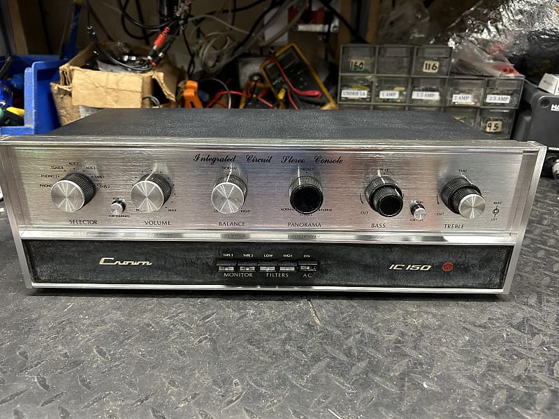 Crown IC-150 high end stereo preamplifier. SERVICED! | Reverb