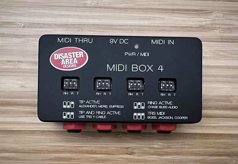 Disaster Area Designs - Midi Box 4 - Black | Reverb